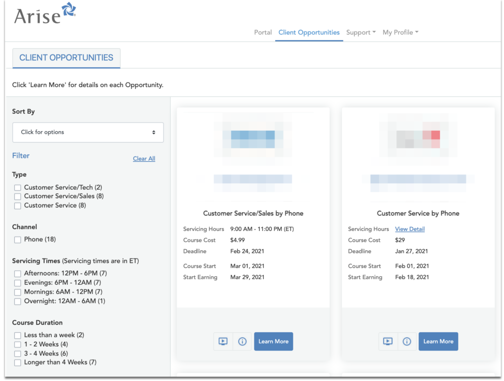 Step 4: Select a Client Program - Girlicity Girlicity