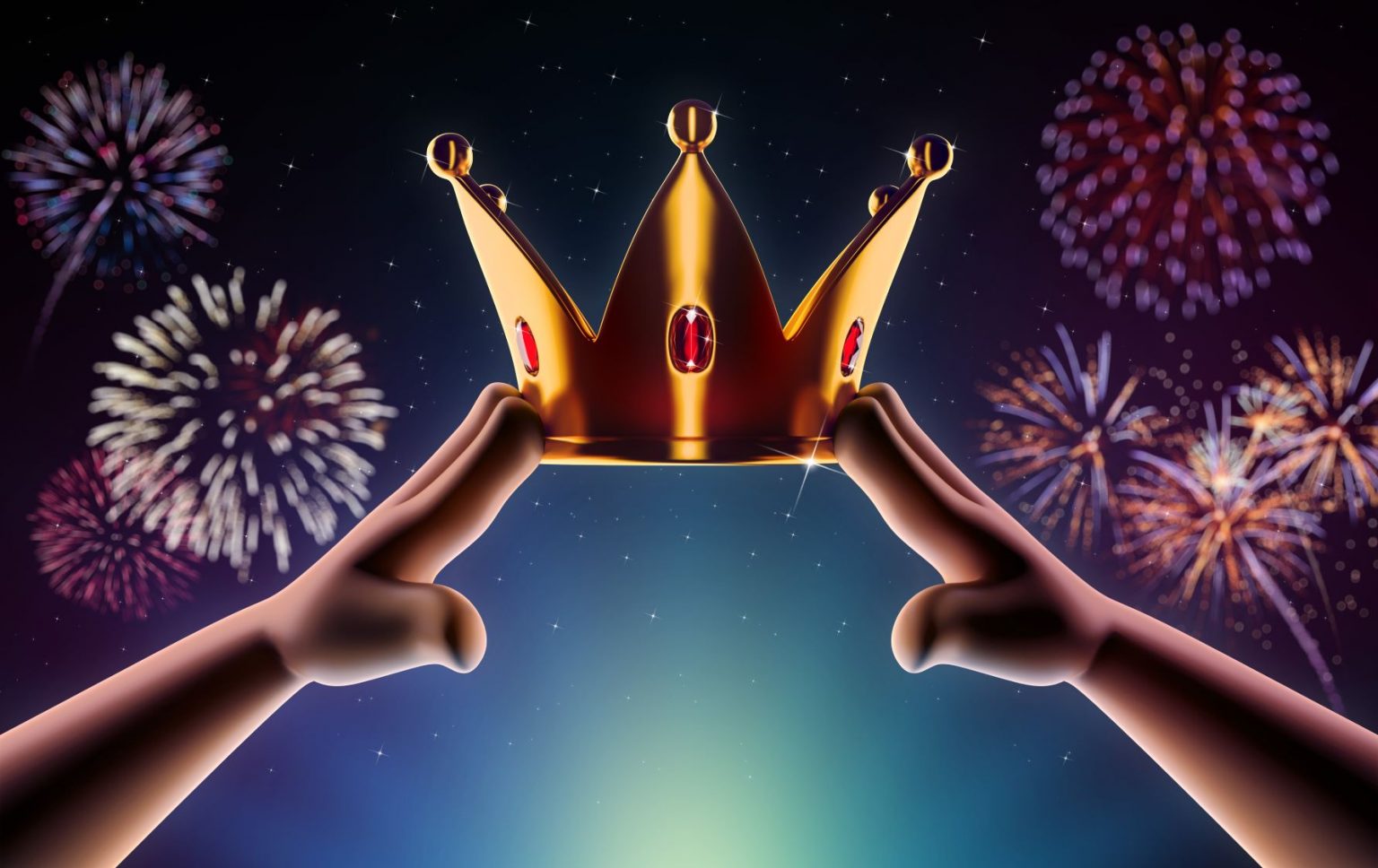 Fireworks with crown - Girlicity Girlicity